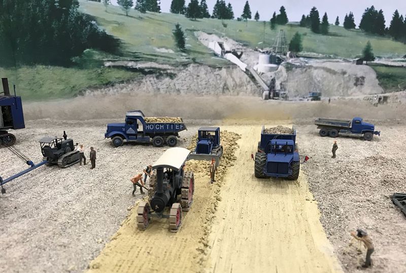 Dam Construction Diorama - By Walter Altmannshofer