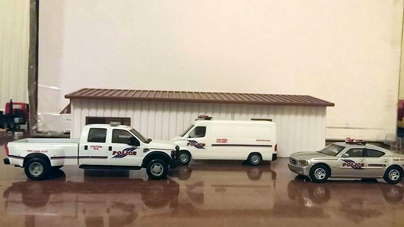 Union Pacific Railroad Pacific Police Vehicles - By Raymond Rodriguez