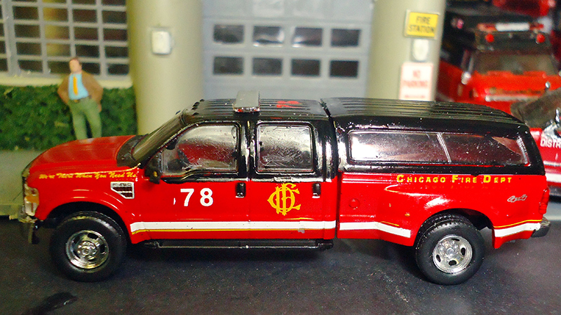 Chicago Fire Department Ford F-450 Crew Cab Pickup - By Jim Brown