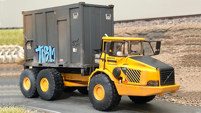 Volvo A400 Solid Waste Container Hauler - By Justin Carr