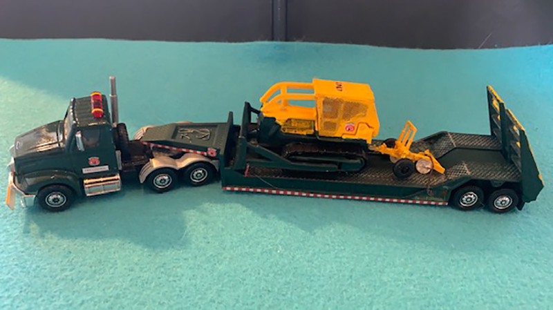 North Carolina Forest Service Western Star Truck Tractor & Lowboy ...